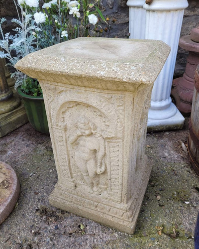 Square Stone Plinth | Strichen Antiques