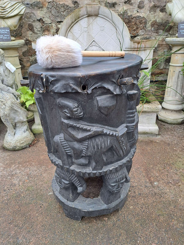 George Bandele Style Hand Carved Gbedu (Large African Drum) | Strichen ...