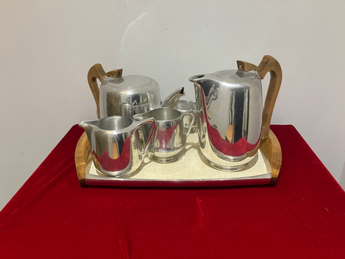 Vintage Picquot Ware Tea Set Large Seven Piece Set | Strichen Antiques