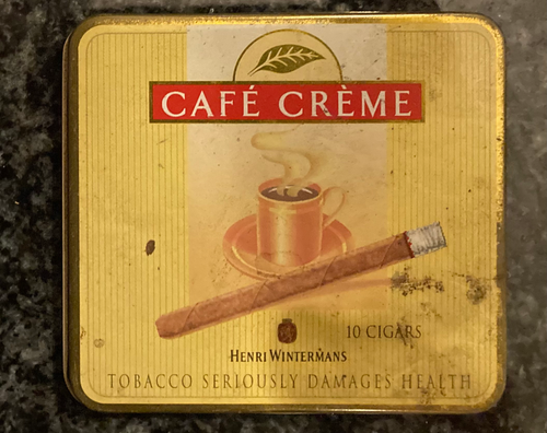 Tobacco Cigar Tin Cafe Crème | Strichen Antiques