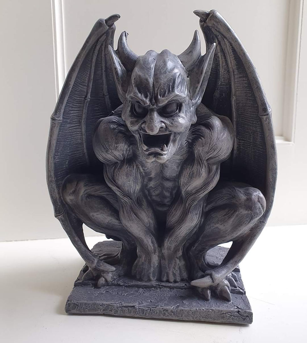"Adalward" Resin Gargoyle Figure | Strichen Antiques