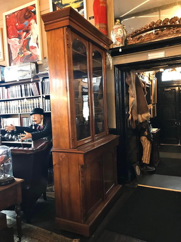 Lovely Antique Victorian Tall glazed library Bookscase. | Strichen Antiques