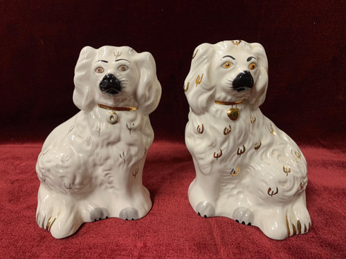Pair of Vintage Beswick Wally Dogs 1378-6 Small | Strichen Antiques