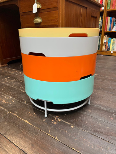 Vintage Ikea Retro Range Multi Coloured Stacking Storage Table 3 ...