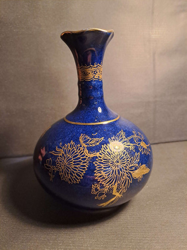 Blue Wilton Ware Vase | Strichen Antiques