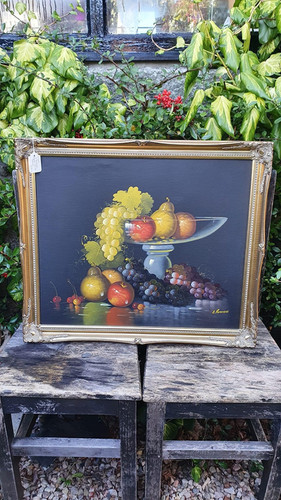 Original J. Remstedt Framed Still Life Painting, | Strichen Antiques