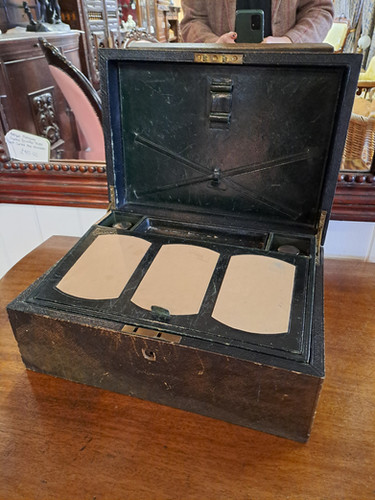 Victorian Leather Bound Portable Writing Slope | Strichen Antiques