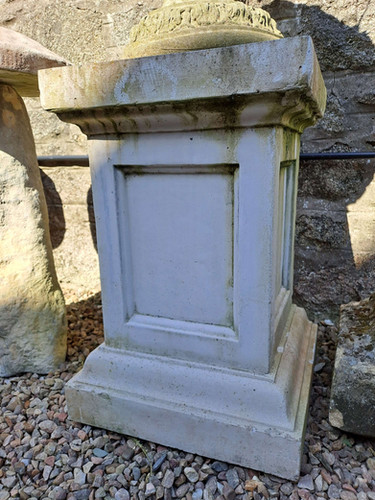 Large Composite Square Plinth | Strichen Antiques