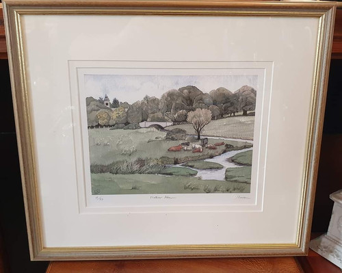 Local Watercolour of Nether Aden by Janet Clare Ollason | Strichen Antiques