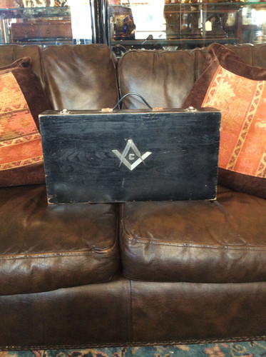 Wooden Masonic box | Strichen Antiques