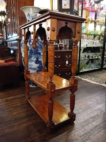 20th Century Walnut Granite Topped Buffet | Strichen Antiques