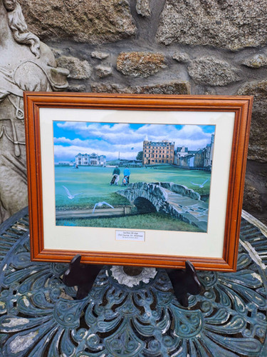 Framed Print "Swilken Bridge" St Andrew by David Stratton Watt ...