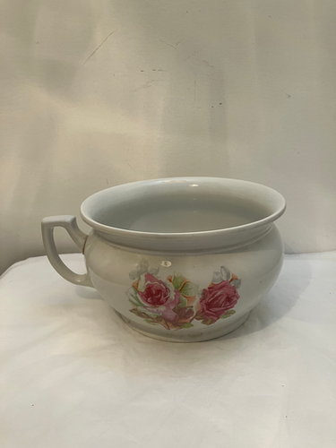 Antique Victorian Ceramic Chamber Pot With Floral Design | Strichen ...