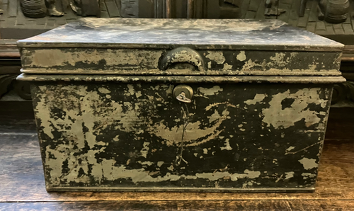 Metal Deed Box With Working Key could be used as Collectors Box ...