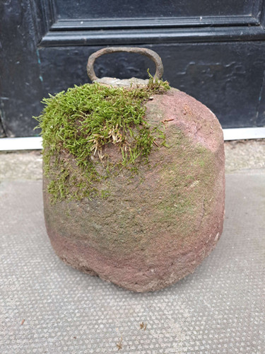 Small Antique Granite Tethering Stone Door Stop | Strichen Antiques