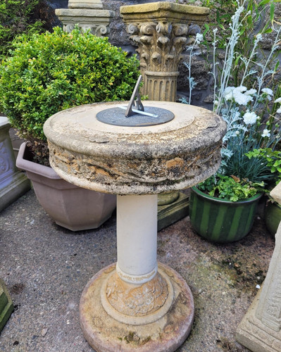 Architectural roman style stone sun dial. | Strichen Antiques