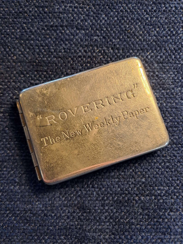 "Rovering" Stainless Steel Card/ Stamp Holder | Strichen Antiques