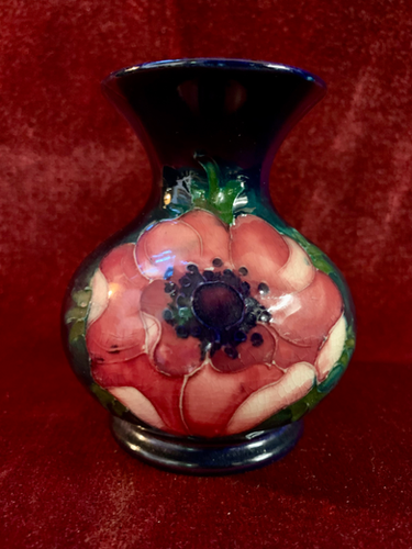 Moorcroft Anemone Pattern Small Bud Vase | Strichen Antiques
