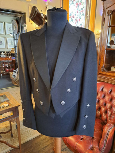 Alex Scott & Co Pure New Wool Bonnie Prince Charlie Jacket & Waistcoat ...