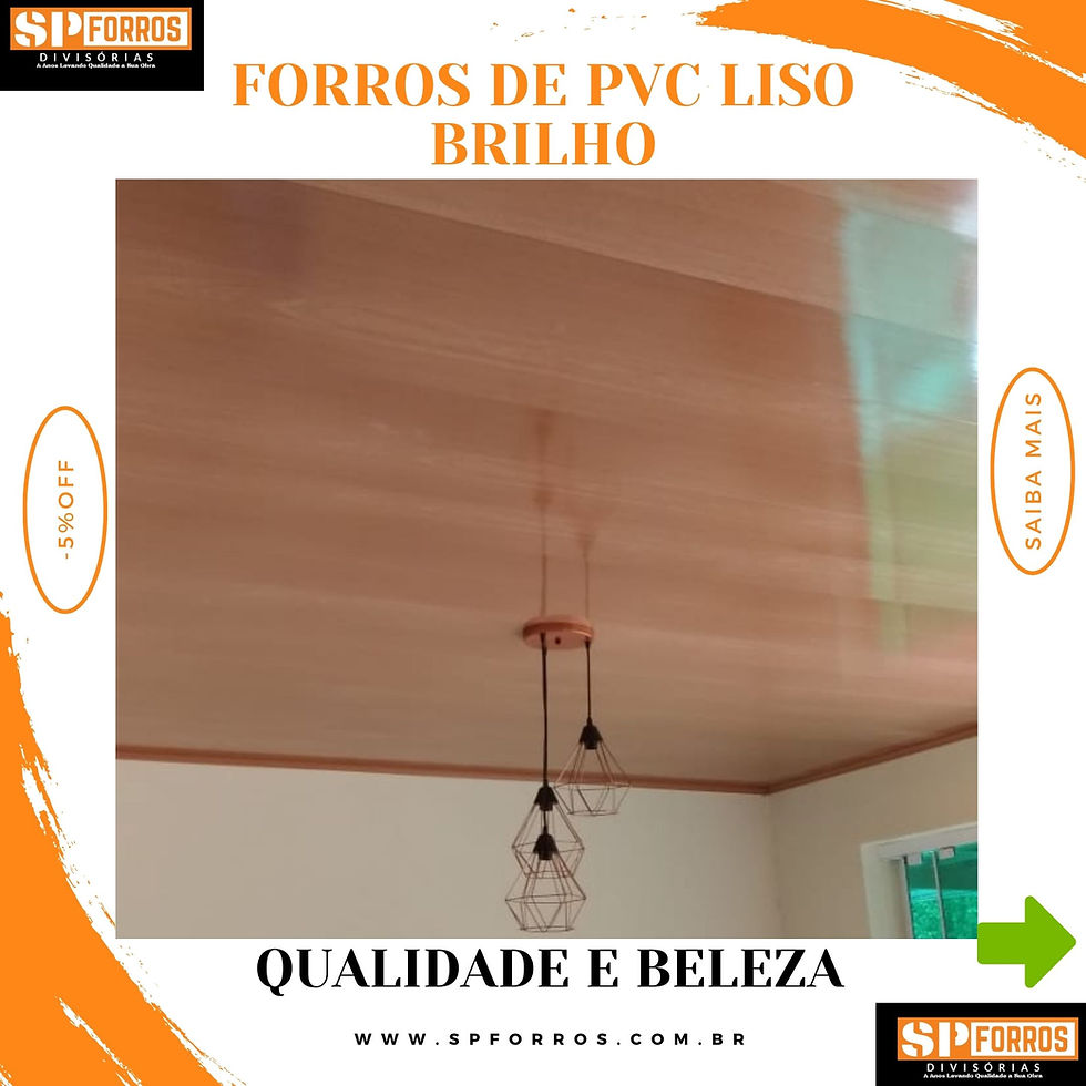 5 modelos de forro pvc liso