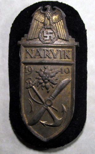 Nazi Germany Narvik Campaign Shield | 20thcenturydepot
