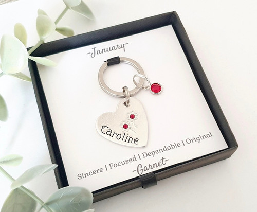 Birthstone Keyring | Keepsakes