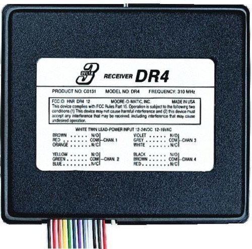 DR-4 Linear Delta 3 Four Channel Receiver, DNR00023A | Opener Parts Online