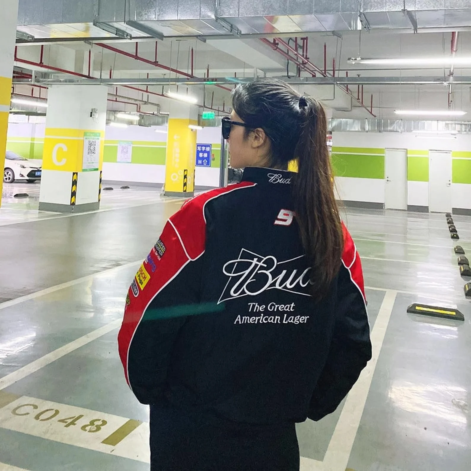 Nascar Racing Budweiser Black | F1 Jackets