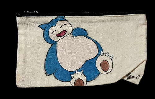 Snorlax Pouch | Painteddenimprincess