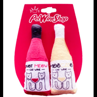 PetWineShop Catnip Toy - Pinot Meow & Moscato | Pucci-Parlour