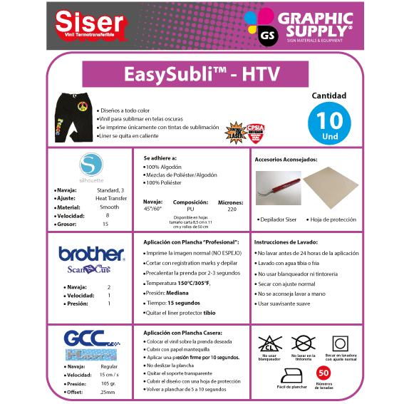 EASY SUBLI | Graphic Supply RD