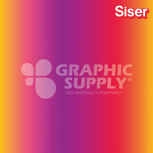 VINIL TEXTIL SISER EASY PATTERNS SUNSET GRADIANT | Graphic Supply RD