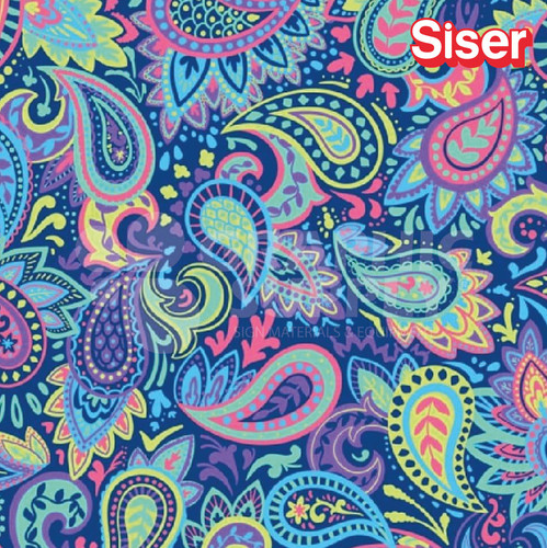 VINIL TEXTIL SISER EASY PATTERNS PAISLEY PARTY | Graphic Supply RD