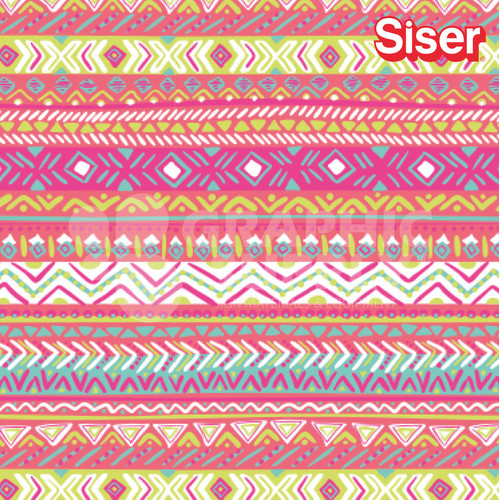 VINIL TEXTIL SISER EASY PATTERNS BOHEMIAN STRIPES | Graphic Supply RD