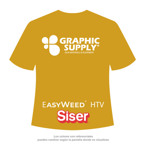 VINIL TEXTIL SISER EASYWEED MUSTARD / AMARILLO MOSTAZA | Graphic Supply PTY