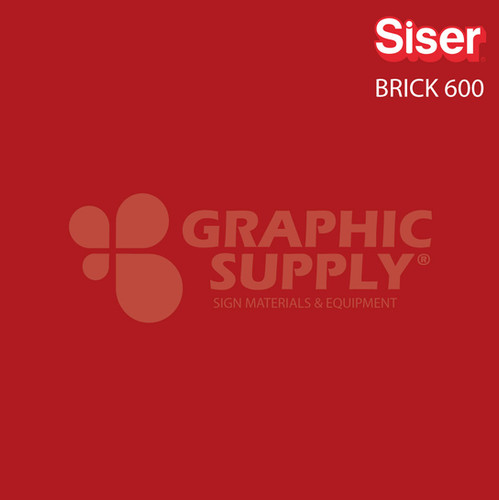 VINIL TEXTIL SISER EASY BRICK 600 RED | Graphic Supply RD