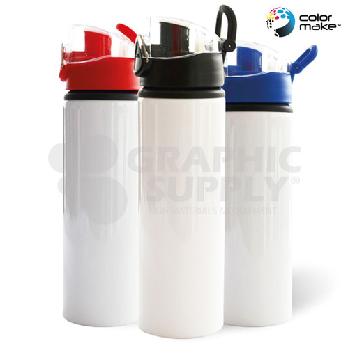 BOTELLA BLANCA DEPORTIVA BOTON PRESS PARA SUBLIMAR DE 750ML COLOR MAKE ...