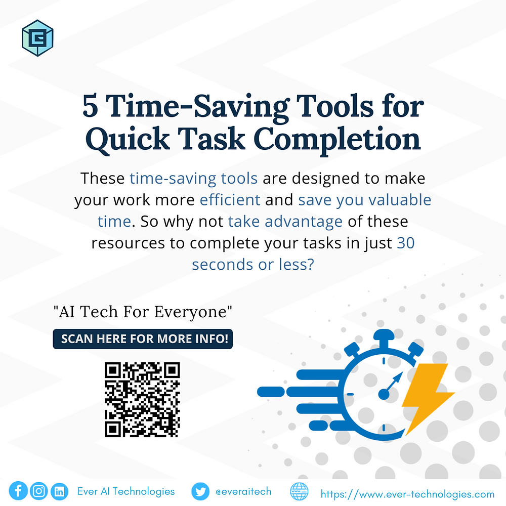 5 Time-Saving Tools for Quick Task Completion