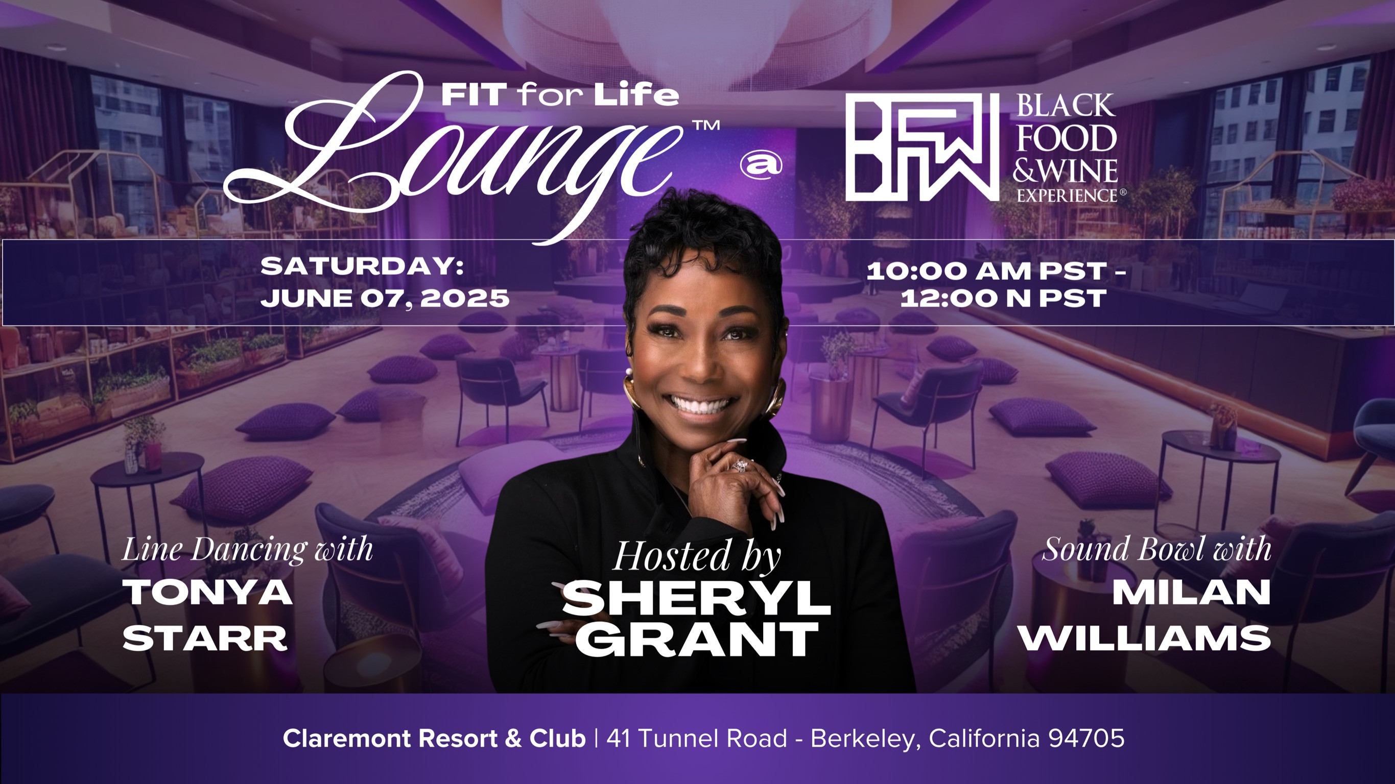 FIT for Life Lounge™ @ The Black Food & Wine Experience | FIT for Life