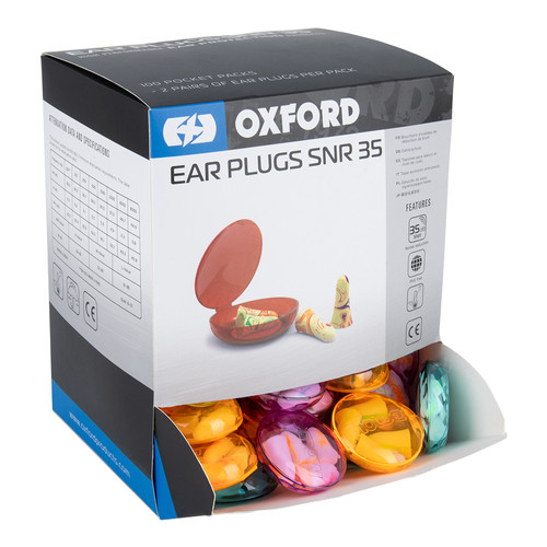 Oxford Ear Plugs SNR35 - 100 packs | Rainbowmoto