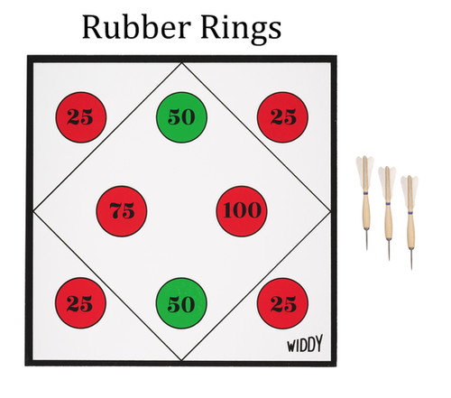 Widdy Vintage Rubber Rings Dart Board | widdy1