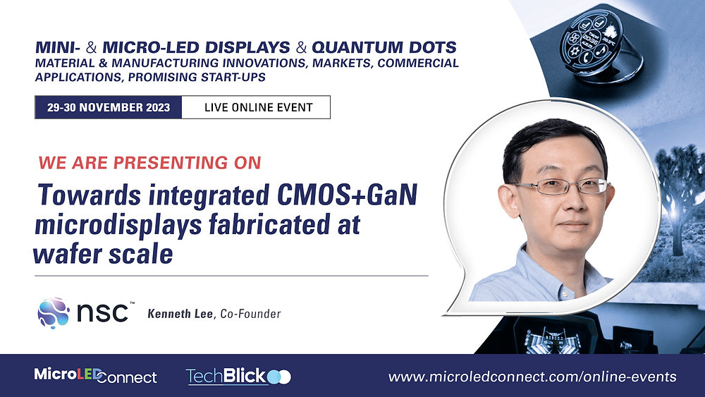Towards Integrated CMOS+GaN microDisplays fabricated at wafer scale