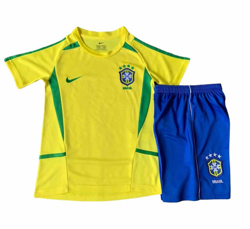 Retro Brazil Home Kids Kit 2002 | Club Retros