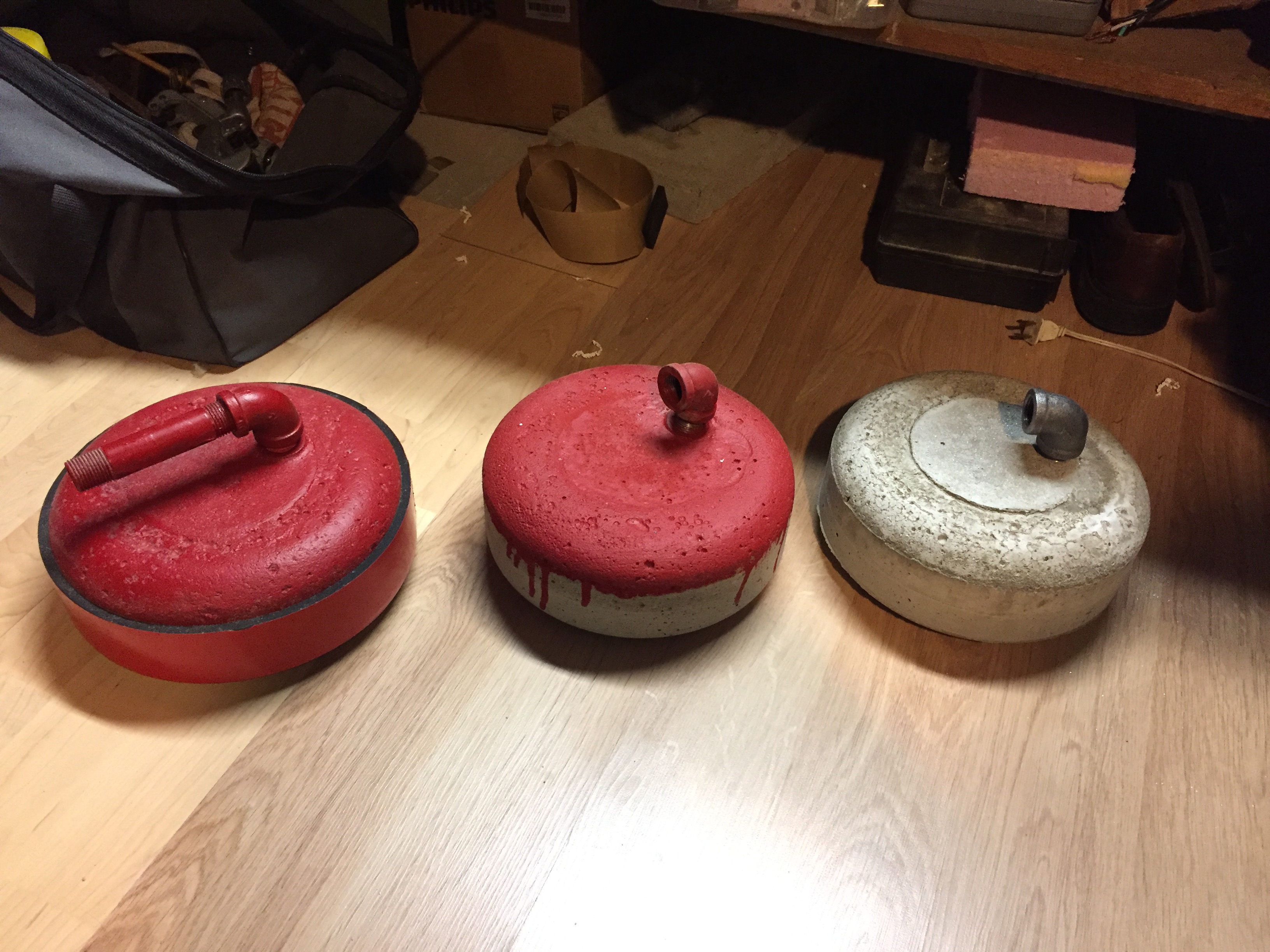 Make your own Backyard curling stones