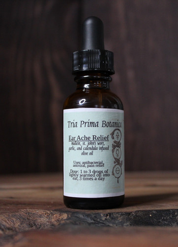 Ear Ache Relief | Tria Prima Botanica