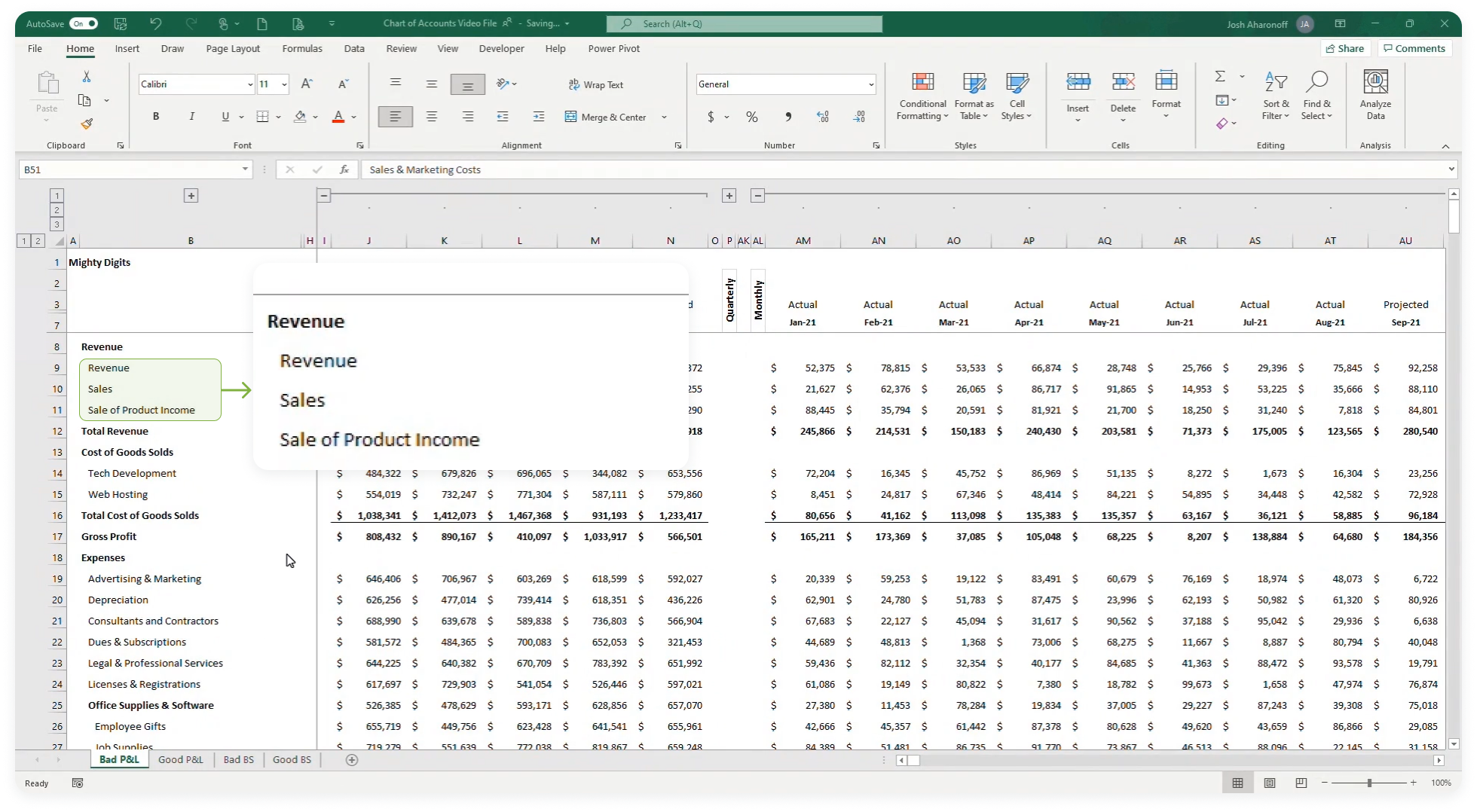 How to Structure your Startup's Chart of Accounts