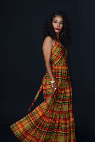 Signature Tiered Madras Dress | designs by Regal