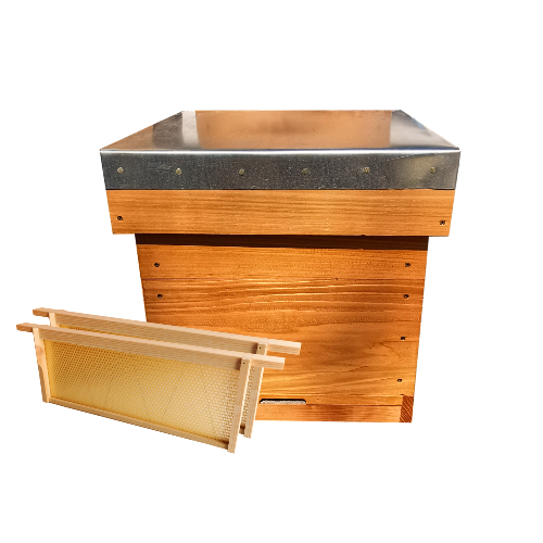 Full National Cedar Bee Hive +/- Frames | Apis Bee Supplies