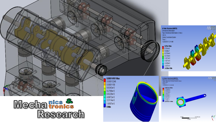 Simulation of V6 Engine