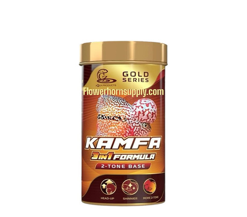 CZ GOLD SERIES - KAMFA 3-IN-1 FORMULA 2-TONE BASE - 100G | FLOWERHORN ...